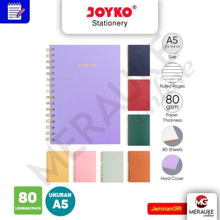 Jual Joyko Buku Tulis Catatan Bergaris Spiral A5 NB-721 | Shopee Indonesia