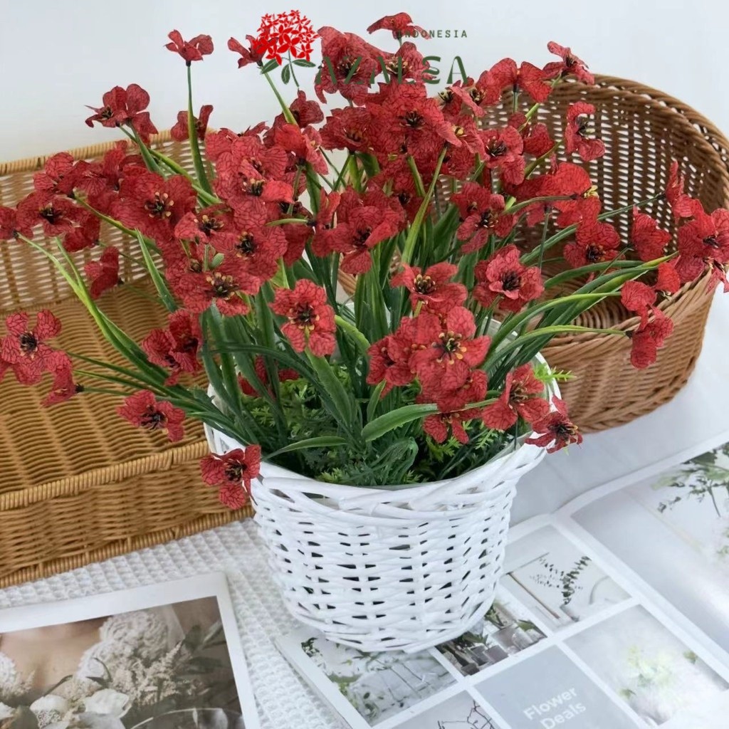 Jual AZALEA - Bouquet bunga BKT 1001 ILALANG Bunga Rumput Artifisial ...