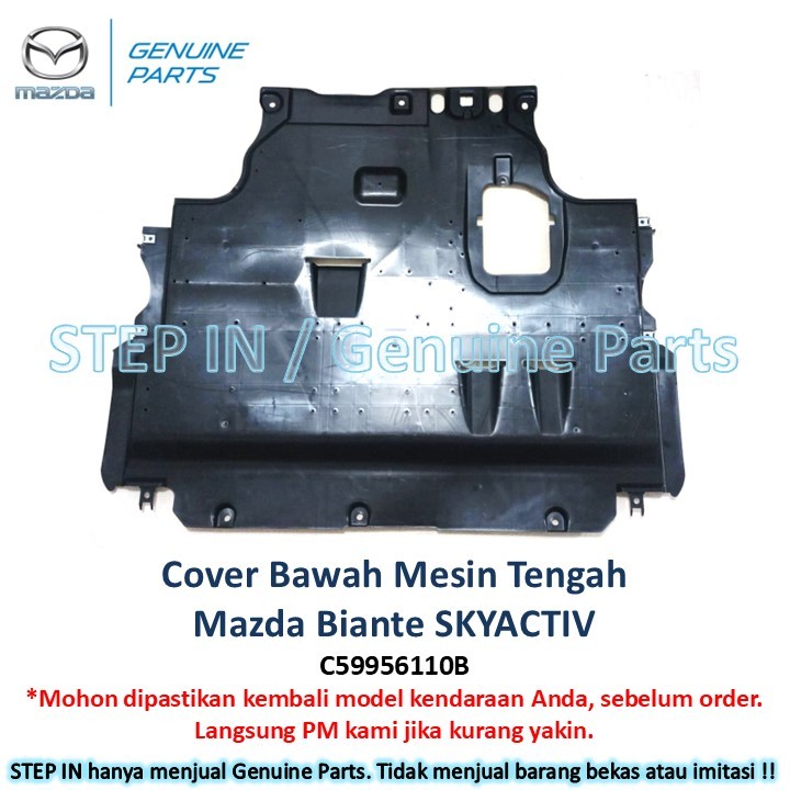 Jual Cover Tutup bawah mesin TENGAH Mazda Biante Skyactiv original ...