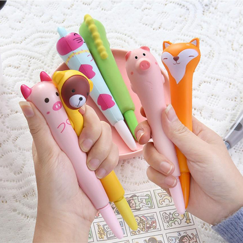 Jual Slow Rising Pencil Pen Soft Squeeze Pen Squishy Pens Great Stress ...