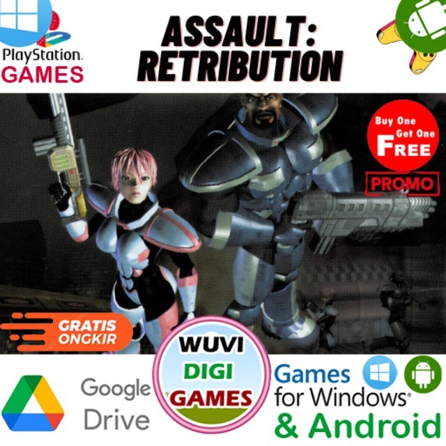 Jual Jual Assault: Retribution PS1 | Bisa Main di Android atau PC | Bonus Emulator | Beli 1 ...