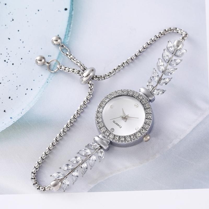 Jual Jam Tangan Wanita Tali Rantai Serut Simple Elegant Jam Analog ...