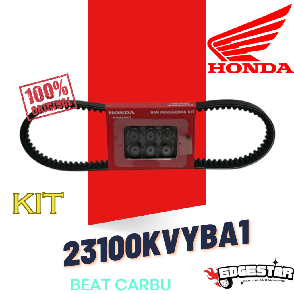 Jual VANBEL HONDA AHM BEAT CARBU KVY ONLY & KIT ORIGINAL YGP VBELT 100% ...