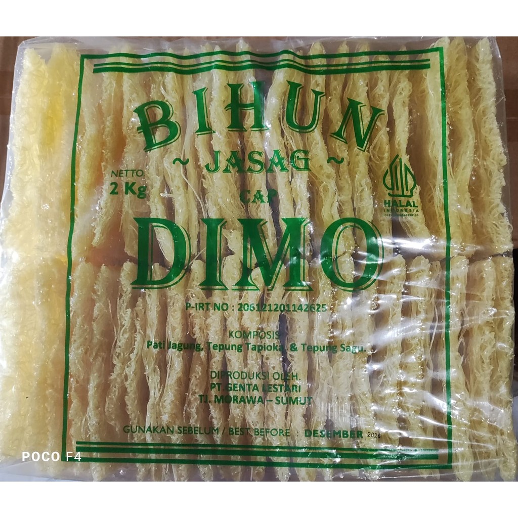 Jual Mie Hun Jagung Cap DIMO kemasan 2 Kg | Shopee Indonesia
