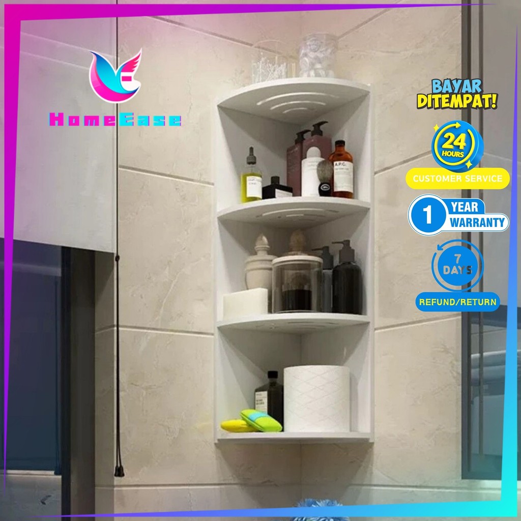 Jual HomeEase - Lemari Sudut Gantung Serbaguna Desain Minimalis Hemat ...