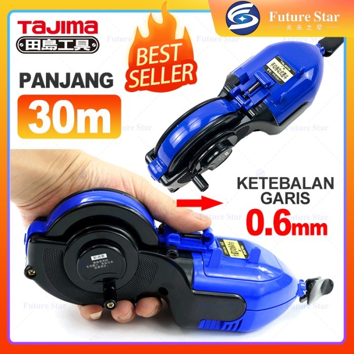 Jual Sipatan Tinta Lot Benang Carpenter Ink Marker 30m 30 Meter Bucket ...