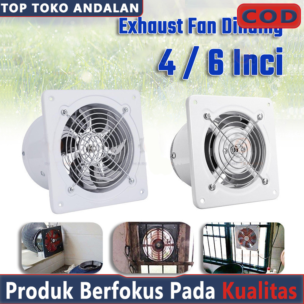 Jual exhaust fan kamar mandi Booster Fan 4 / 6 Inci Kipas Exhaust ...