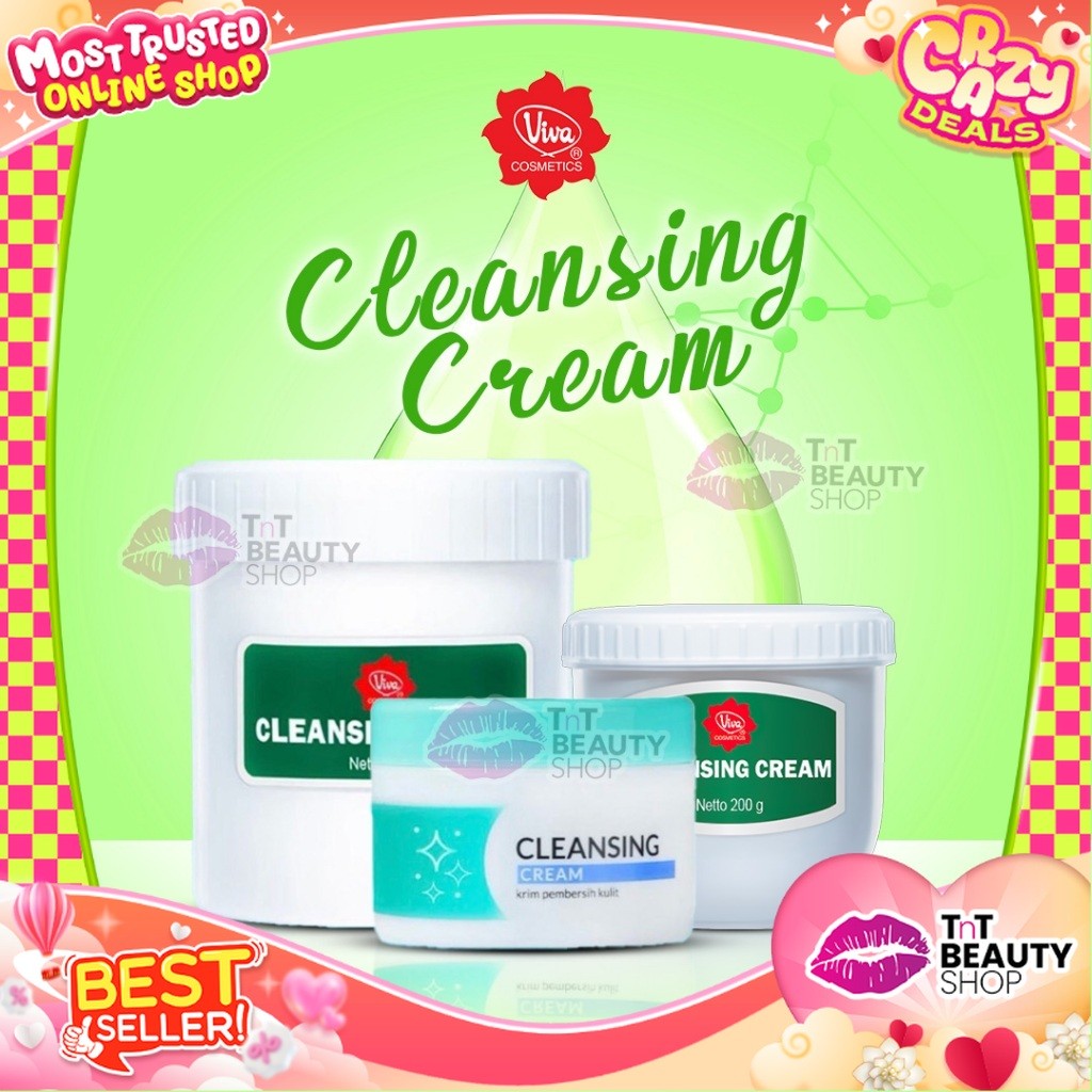 Jual Viva Cleansing Cream 30 gr, 200 gr, 550 gr Cleansing Balm Deep ...