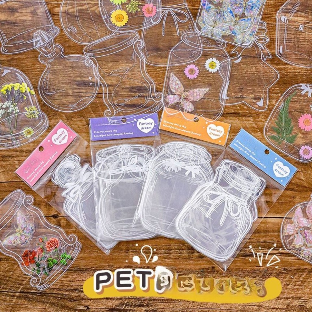 Jual GOJI Sticker DIY 20 Lembar Stiker Estetik Jar Toples Aesthetic ...