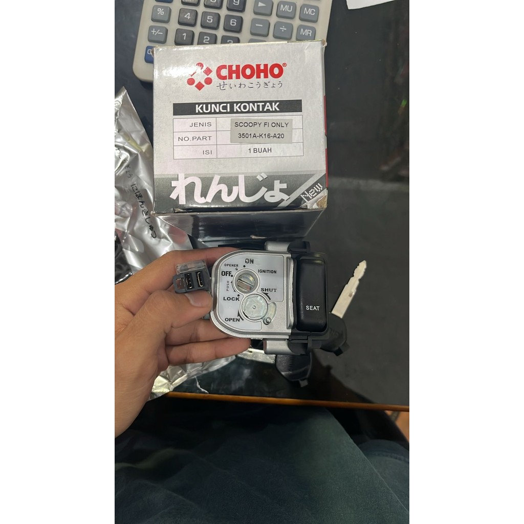 Jual KUNCI KONTAK ASSY SET SCOOPY F1 K16-A20 CHOHO | Shopee Indonesia