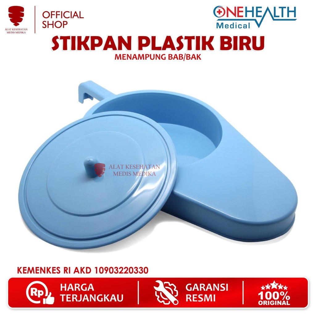 Jual OneHealth Stikpan Plastik Pispot Sodok Alat Bantu BAB Sendok ...