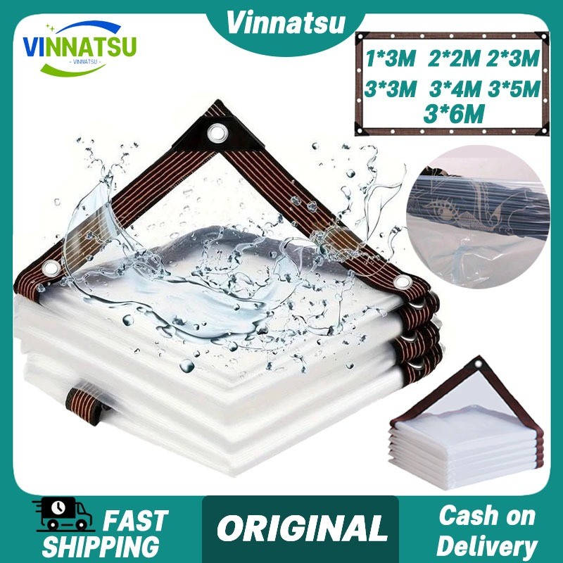 Jual Vinnatsu 95% Tahan Air Terpal Terpal Plastik Bening PE Tirai ...