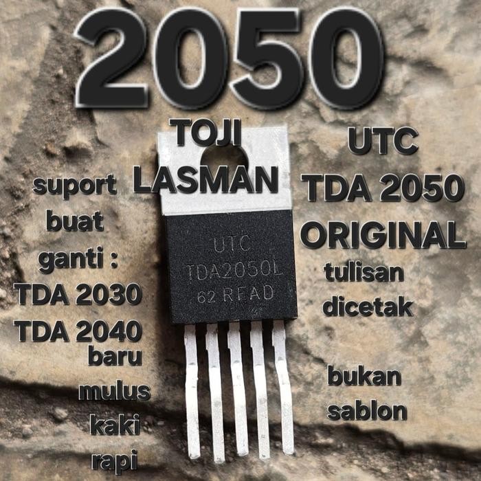 Jual RM74...!!! GLOSIR TDA 2050 UTC ASLI ORIGINAL ORI ORIGIN TDA2050L TDA 2050L 2050 SUPORT BUAT ...