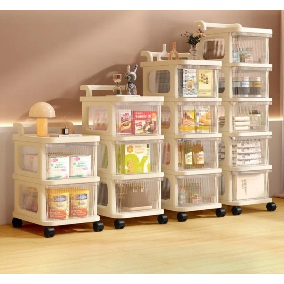 Jual Rak Susun Serbaguna Beroda Portable / Rak Troli Susun Serbaguna ...