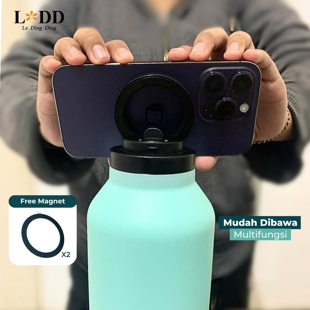 Jual ASM.SHOP Le Ding Ding-Tumbler Stainless Ring Magnet Phone Holder ...
