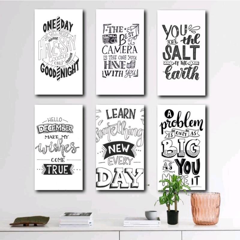 Jual motivasi Hiasan Dinding Quotes Putih Astectic Cute Wall Decor ...