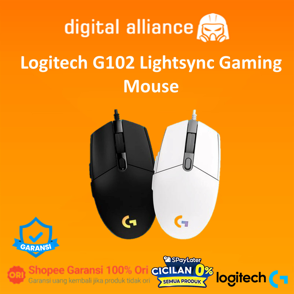 Jual Logitech G102 Lightsync Gaming Mouse | Shopee Indonesia