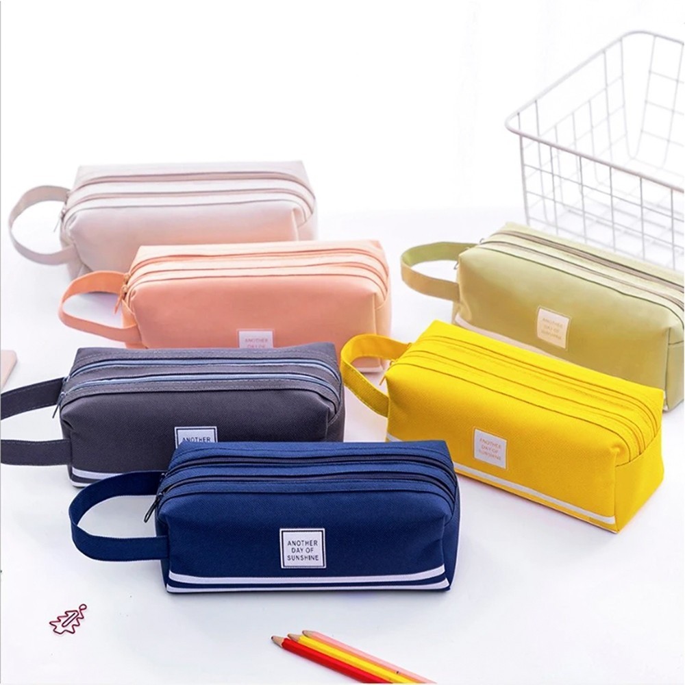 Jual Florie - KOTAK PENSIL H561 DAN STATIONERY DUAL ZIPPER H561 DOMPET ...