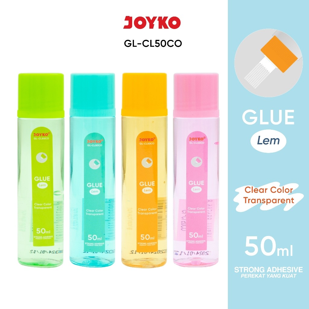 Jual (1pc) JOYKO Liquid Glue Lem Kertas Cair GL-CL50 50ml | Shopee Indonesia