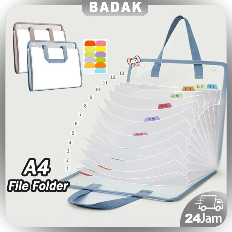 Jual A4 Transparan File Folder/ Document Bag/ Tas Dokumen/Map Folder ...