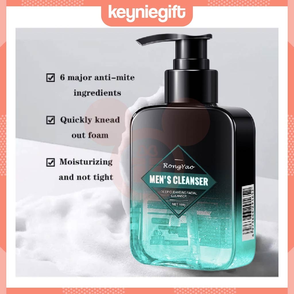 Jual Men Face Wash Pria Sabun Muka Kulit Kusam Kontrol Minyak Pori-pori Bersih Pembersih Wajah ...