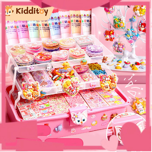 Jual kidditoy Guka Set DIY Gantungan Kunci DIy Deco Cream Set DIY ...