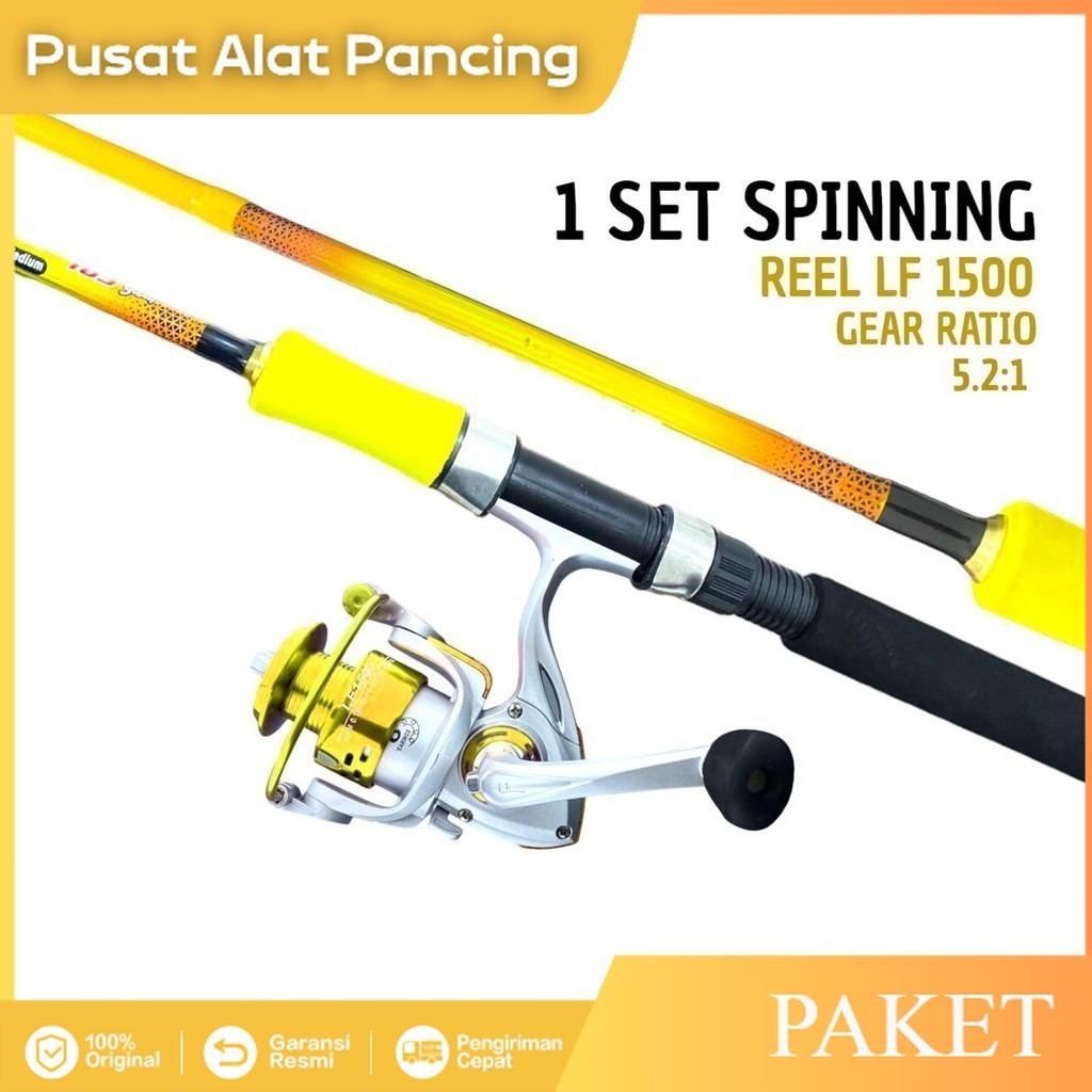 Jual Pusat Alat Pancing - 1 Set Joran Pancing Set 1.5m-1.8m Sambungan 2 ...