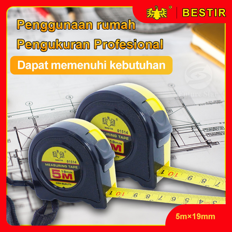 Jual Meter Karet Ketupat Roll Measuring Tape Meteran 3/5/10m Ruler ...