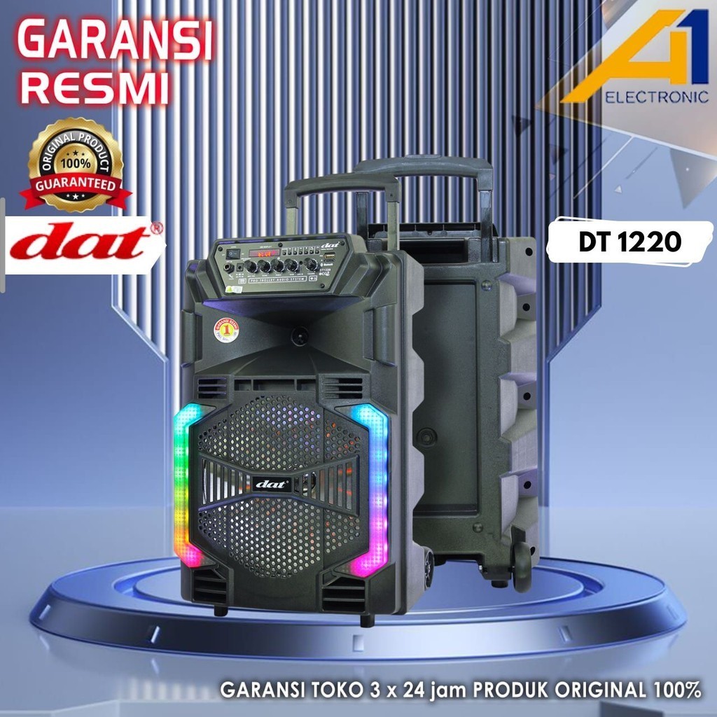 Jual Speaker Trolley DAT DT 1220 / DT1220 Portable High Power 777+ 12 ...