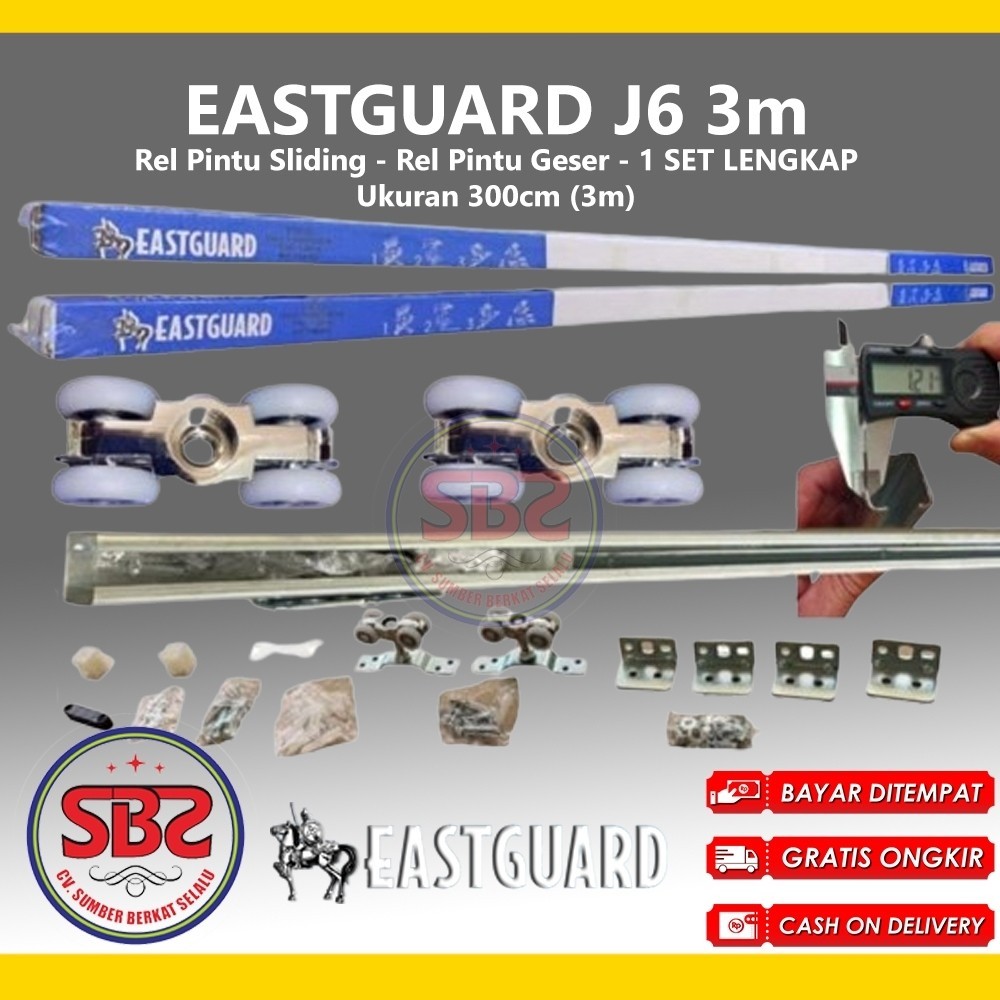 Jual REL SLIDING J6 EASTGUARD - Rel Pintu Dorong - Sliding Rail ...