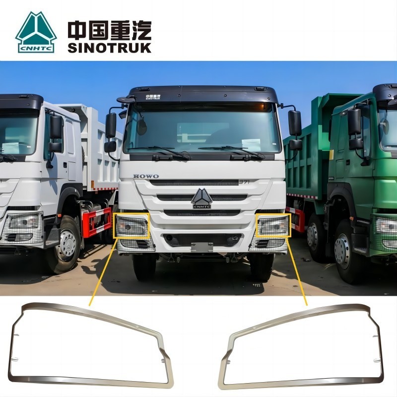 Jual HOWO Truck Headlight Angle Frame For Head Lamp Angle Frame Front ...