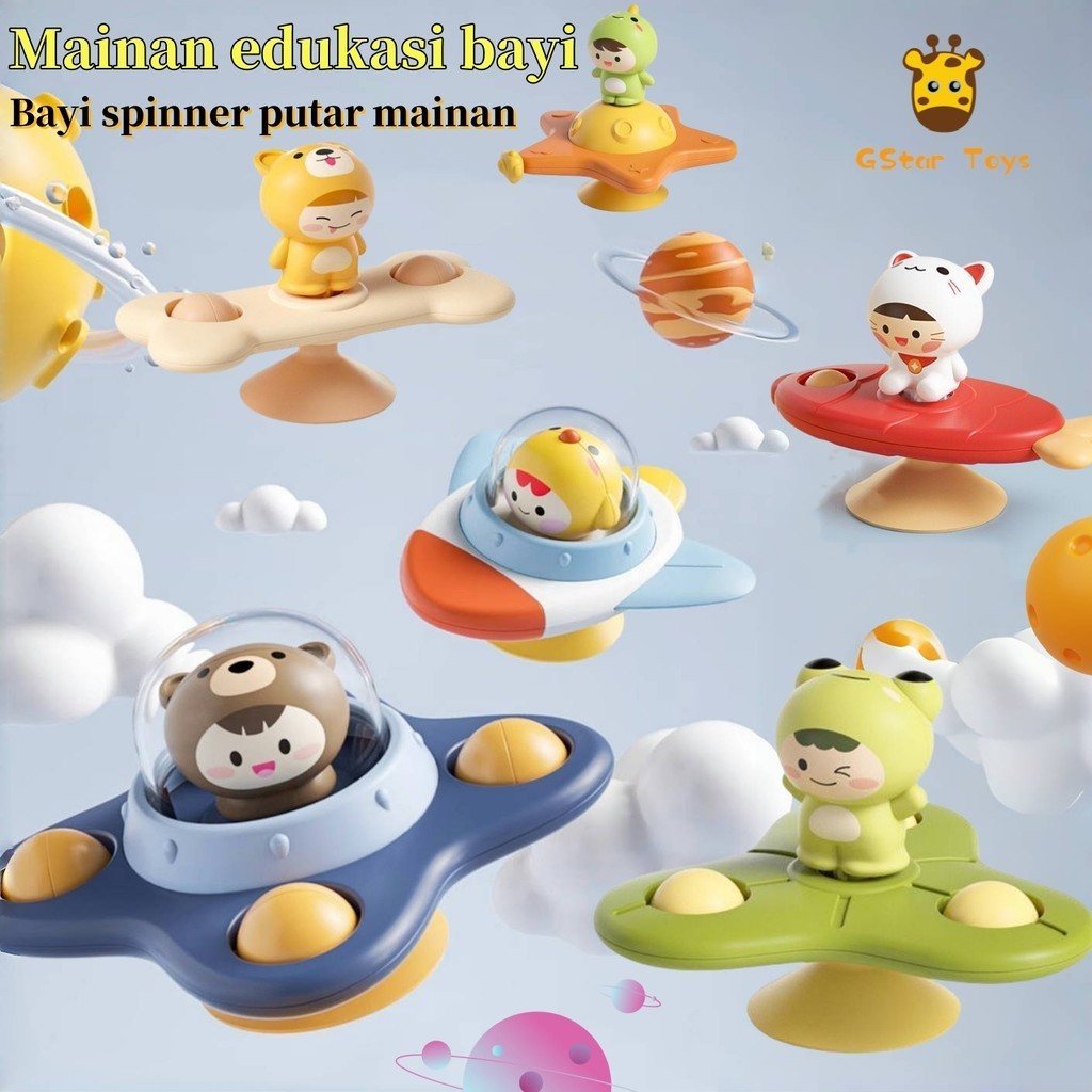 Jual Gstar Mainan Edukasi Bayi Spinner, Spinner Putar & Bentuk Lucu ...
