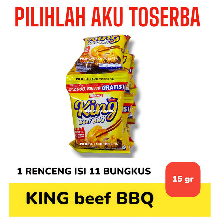 Jual KING BEEF BBQ JAPANESE - ( HARGA 1 RENCENG ) | Shopee Indonesia