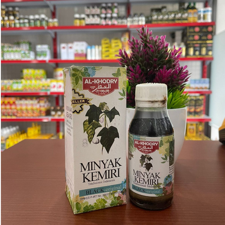 Jual Minyak KEMIRI Premium Al Khodry Original Penyubur & Menghitamkan Rambut | Shopee Indonesia
