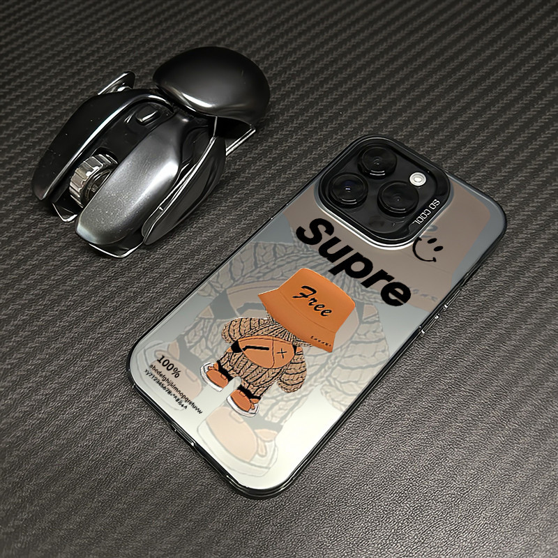 Jual Premium matter hard case Beruang memakai topi HP IPhone 15 pro max ...