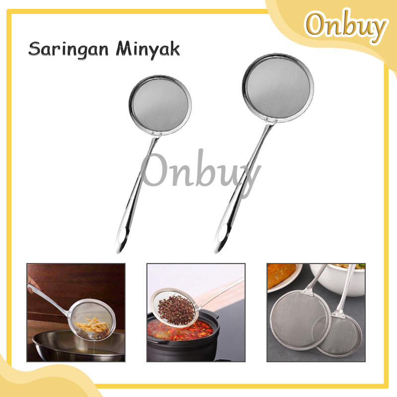 Jual Grande Saringan Tepung Halus Stainless Steel Serok Tirisan Minyak ...