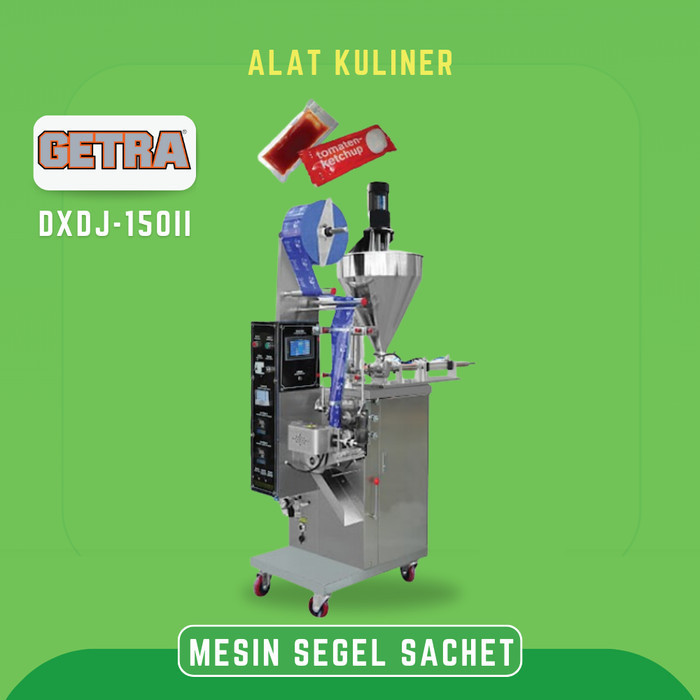 Jual GETRA DXDJ 150II DXDJ-150II MESIN PENGEMAS SACHET SENSOR OTOMATIS ...