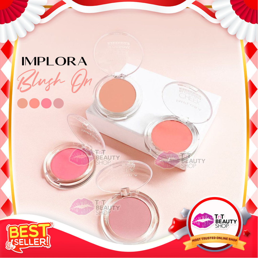 Jual IMPLORA Cheek Blossom & Blush On | Tnt Beauty Shop | Shopee Indonesia
