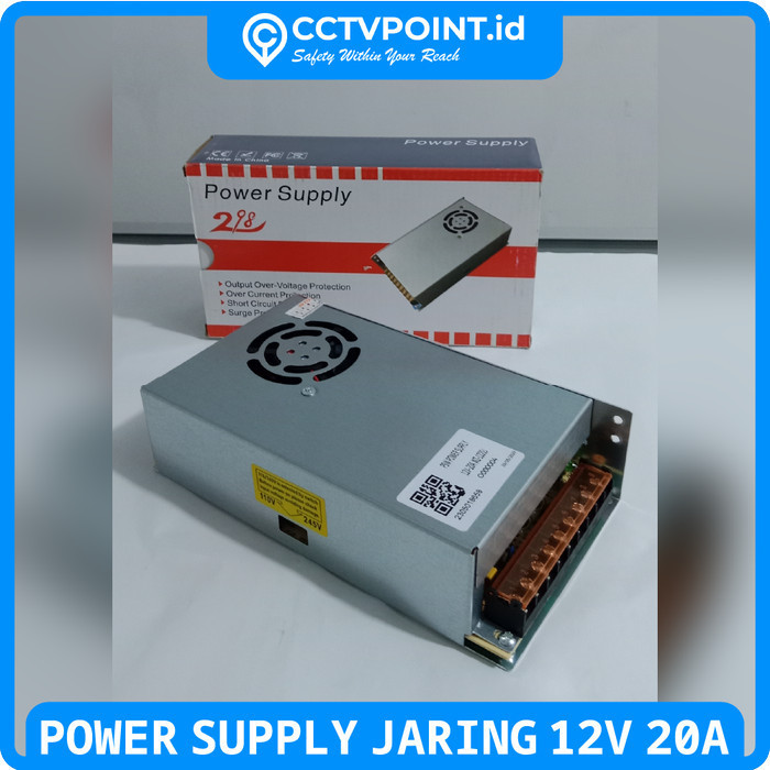 Jual Power Supply 12V 20A 20 Ampere DC adaptor 12V 20A | Shopee Indonesia