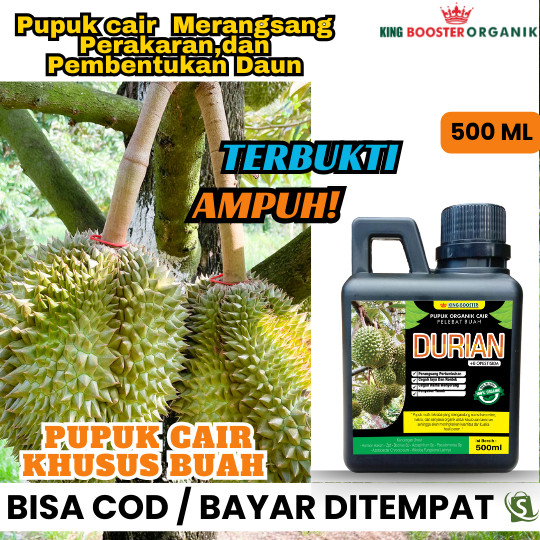 Jual PUPUK ORGANIK CAIR TANAMAN DURIAN 500ML | BOOSTER TANAMAN DURIAN pemacu pelebat hormon ...