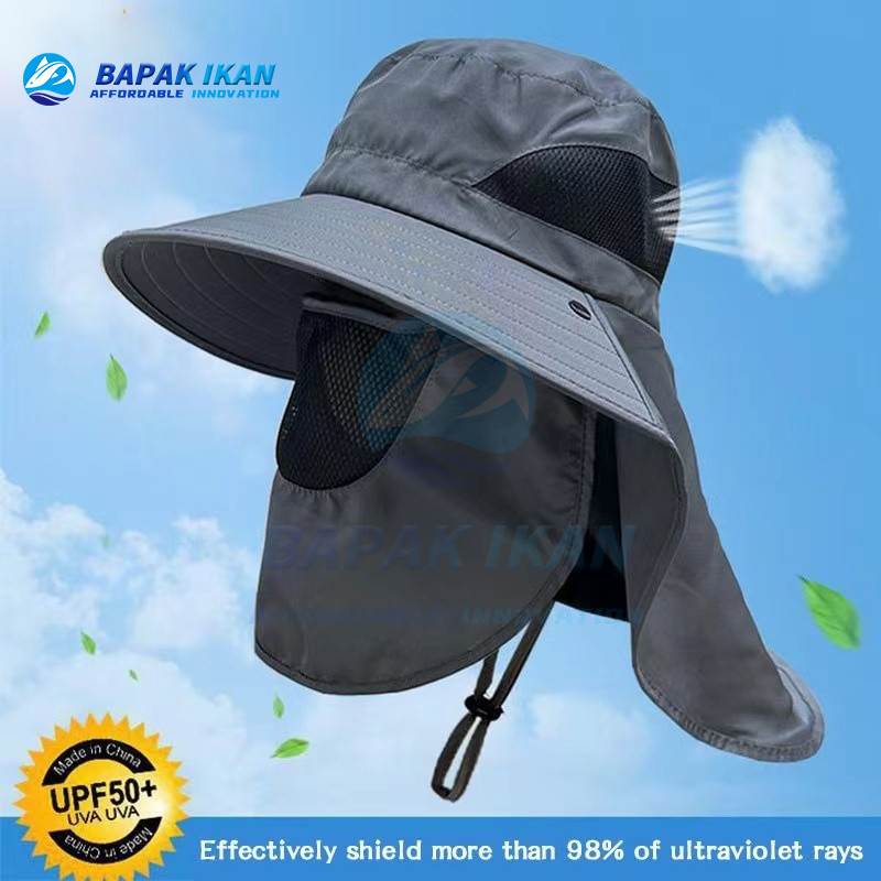 Jual Topi Pelindung Matahari untuk Pria Topi Memancing Musim Panas Topi ...