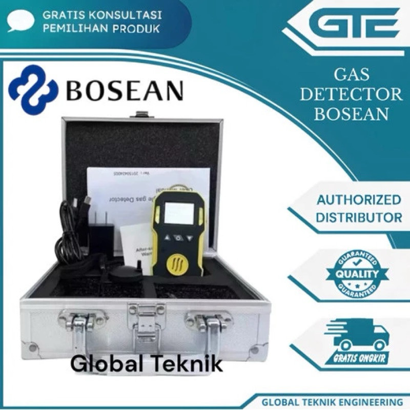 Jual Hydrogen Cyanide HCN Bosean Gas Detector Leak Monitor Hidrogen ...