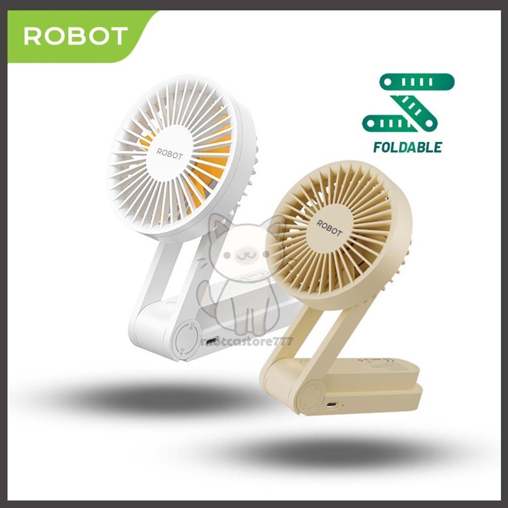 Jual Kipas Angin Mini ROBOT RT-BF22 1200 mAH Mini Fan - Garansi Resmi 1 ...