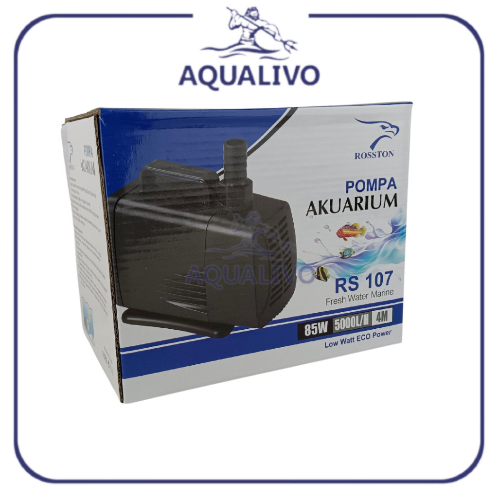 Jual Rosston Pompa Air RS 107 Aquarium Hidroponik rs107 Celup Kolam ...