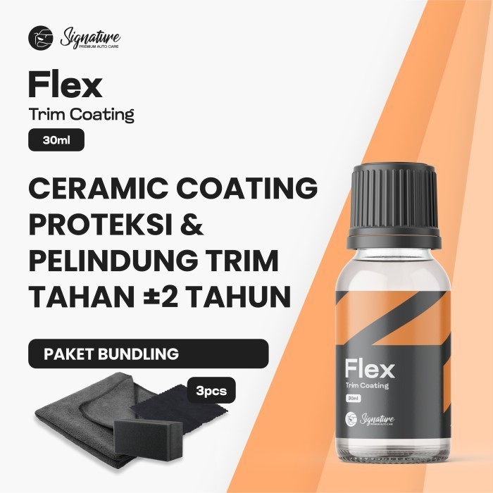 Jual Signature - Flex ( Trim Coating ) Ceramic Coating Trim Restorer Plastik | Shopee Indonesia