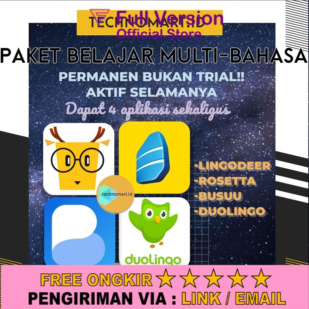 Jual LingoDeer Full Features - Aplikasi Android Belajar Bahasa Luar ...