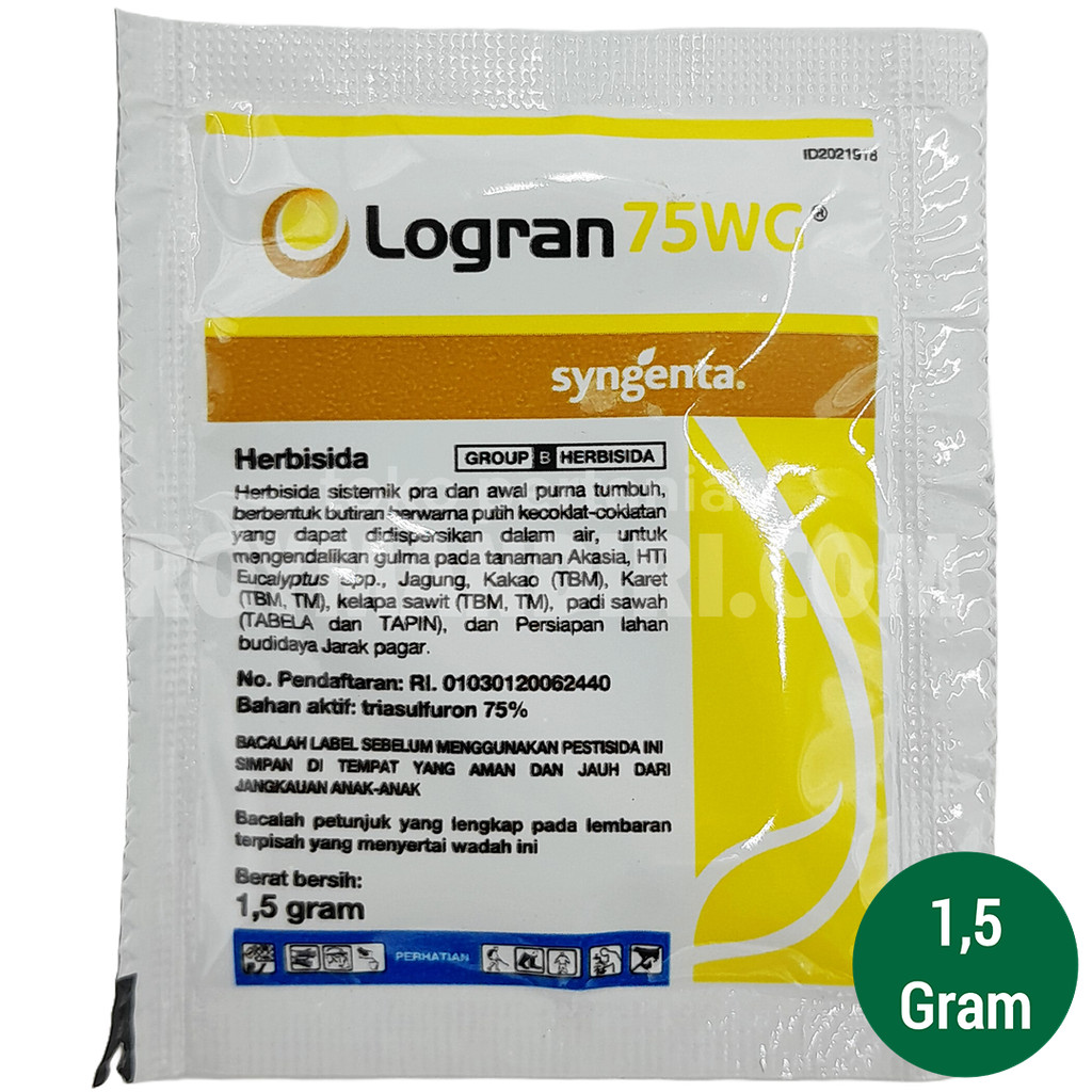 Jual Herbisida Sistemik Pra Tumbuh Dan Purna Tumbuh Logran 75WG @1,5 gram | Shopee Indonesia