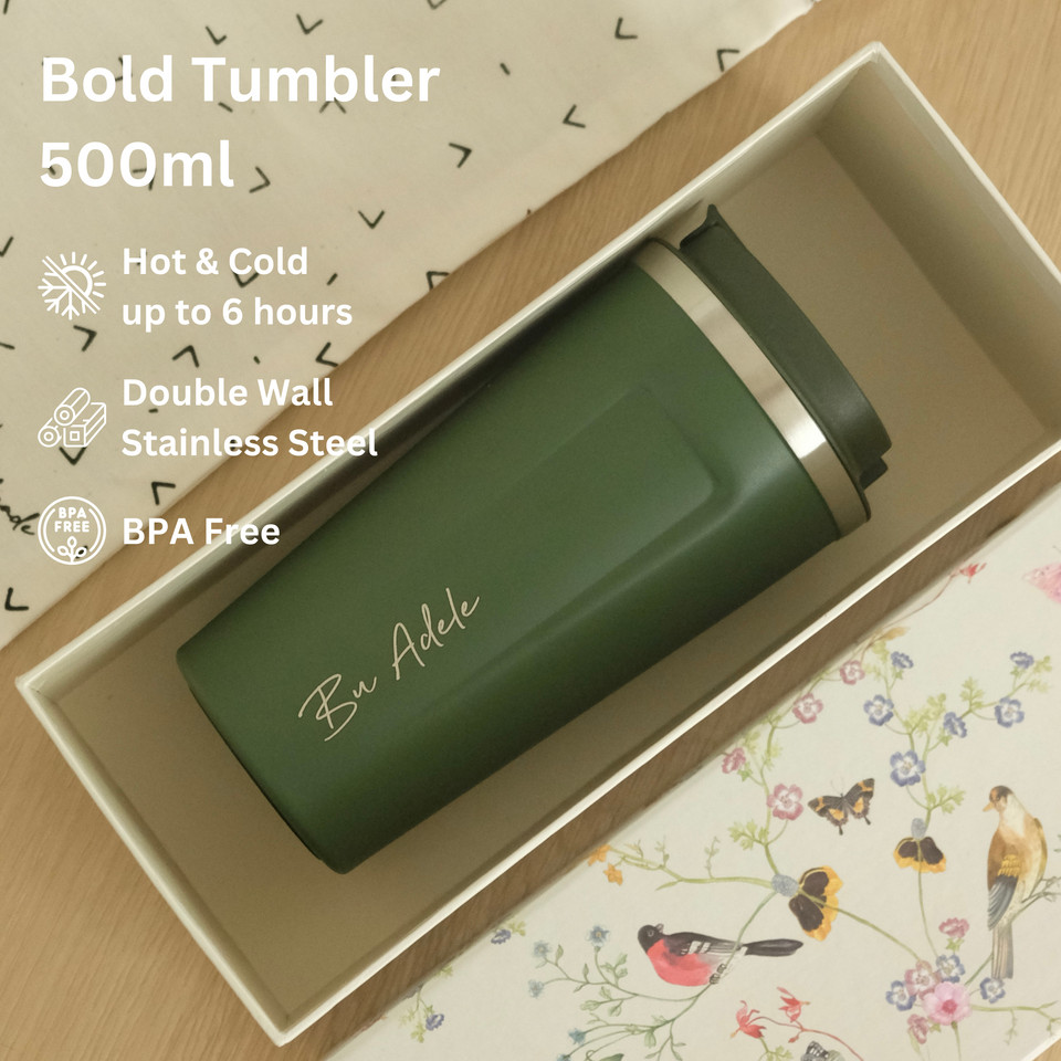Jual Giftsential Bold Tumbler 500ml - Botol Minum Double Wall Stainless Steel Anti Tumpah Vacuum ...