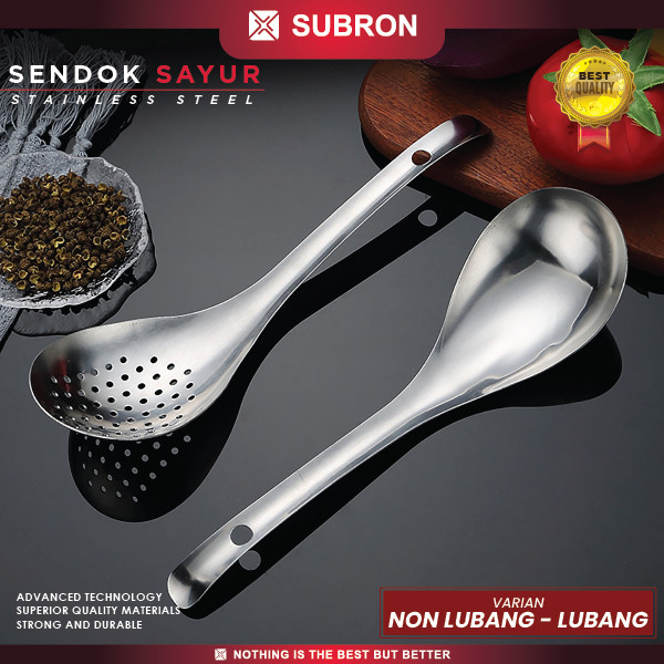 Jual SUBRON Sendok Sayur Centong Saringan Mie Makanan Sup Peralatan ...