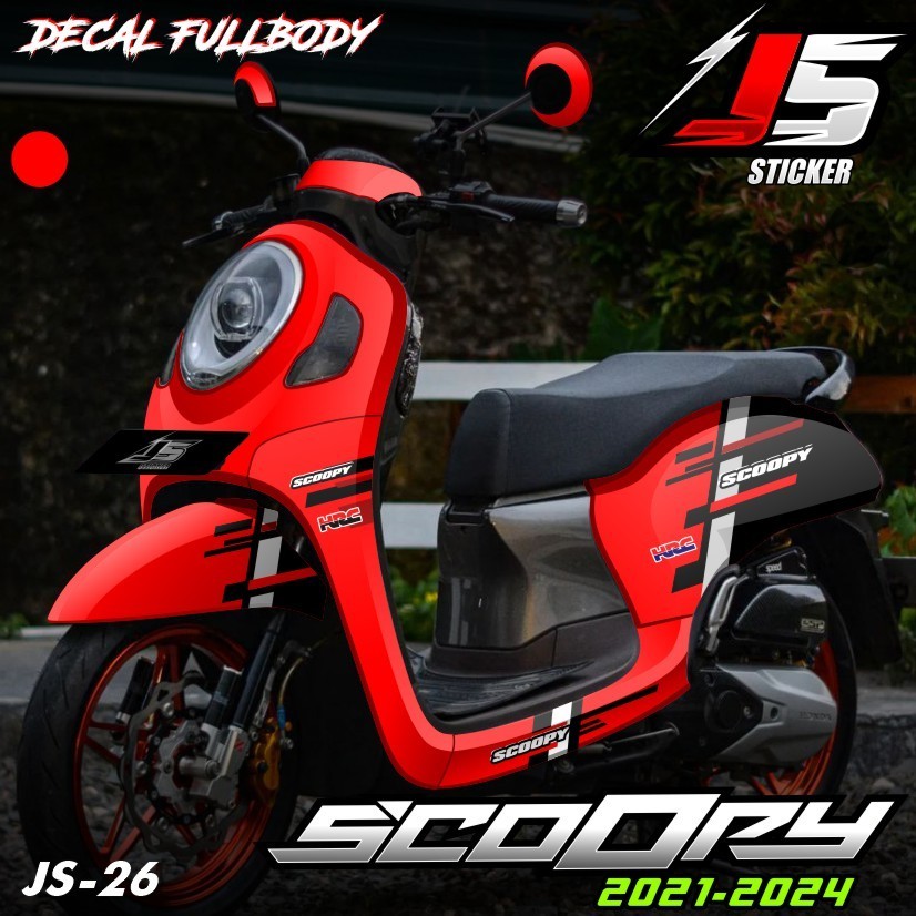 Jual (COD) TERBARU Decal Stiker All New Scoopy 2021 2022 2023 Fullbody ...